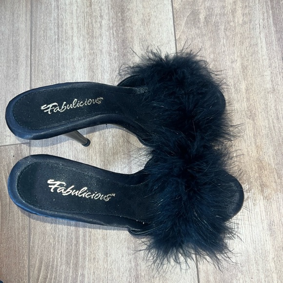 Fabulicious | Shoes | Faux Furr Size 5 Heels | Poshmark